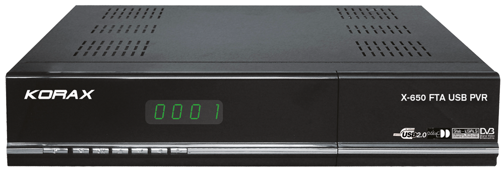 Korax Vip X-650 FTA USB PVR - 0.00 TL + KDV